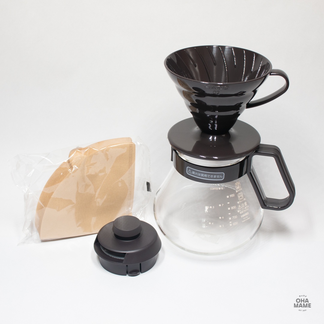 Hario Tea & Coffee 2 Way Style Set - Brown - Ohamame