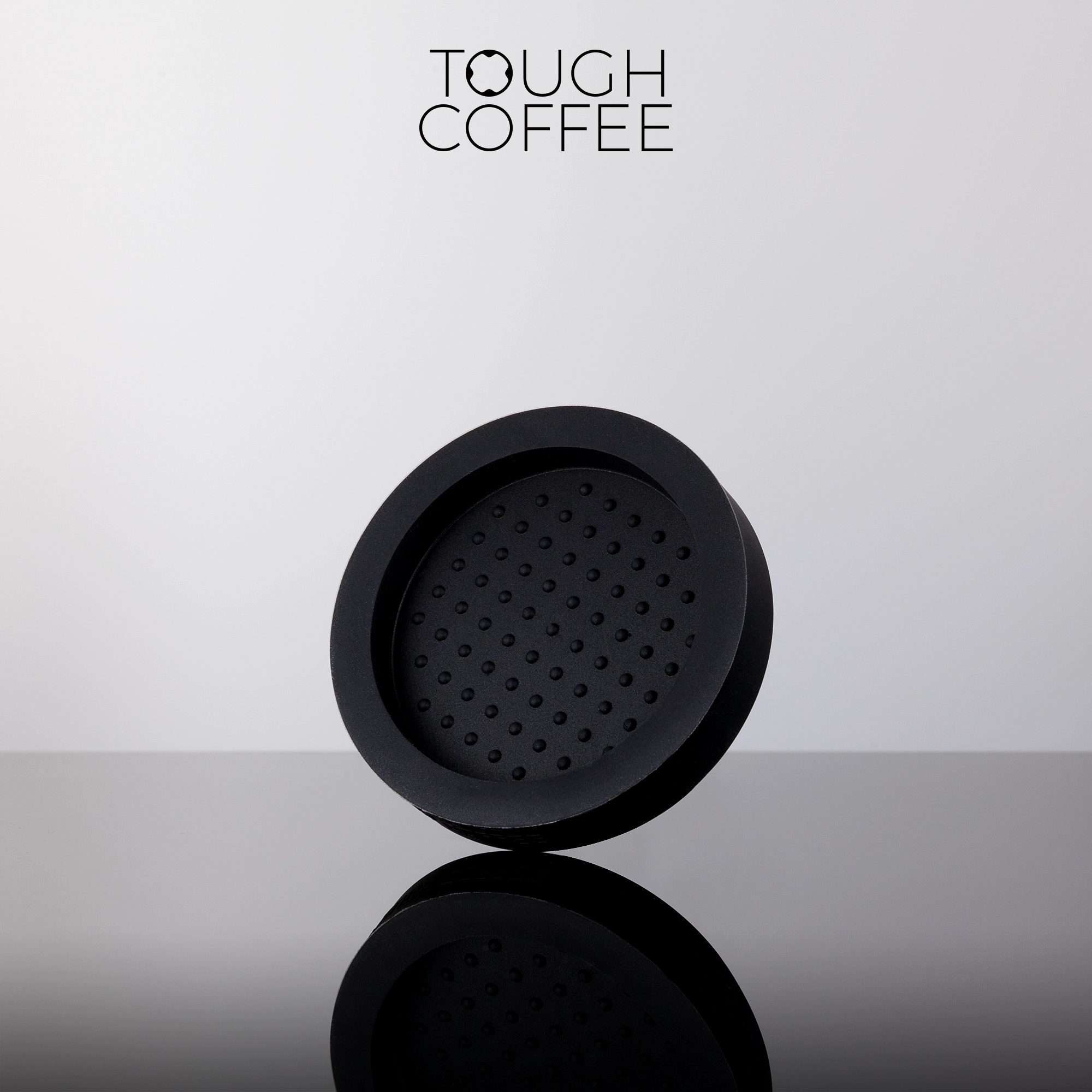 Tough Coffee Single Round Tamper Mat Black - Ohamame