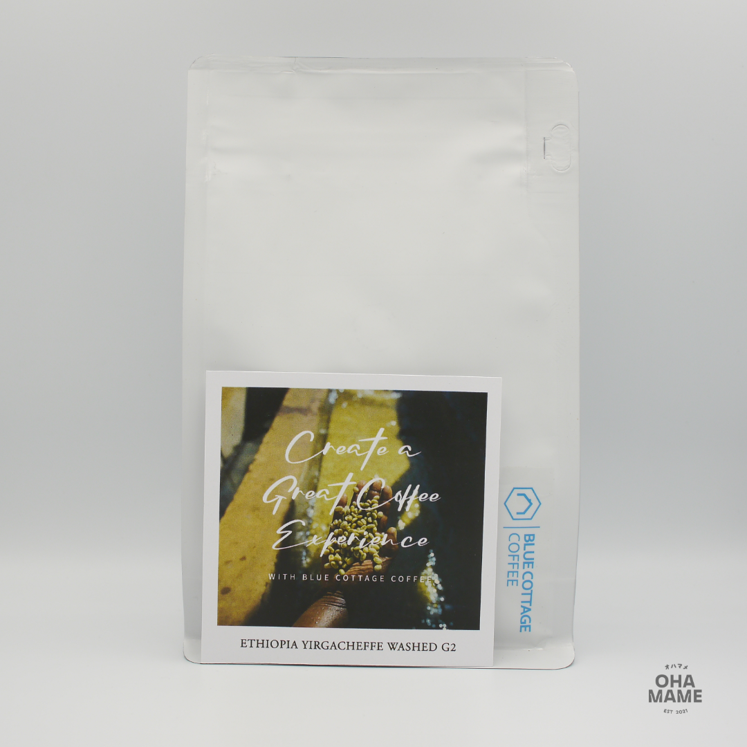 Blue Cottage Coffee: Ethiopia Yirgacheffe Washed G2 SOE - 200g - Ohamame